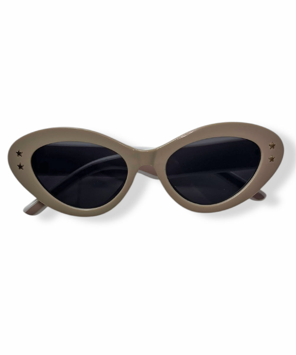 Beige Retro Sporty Two Toned Sunglasses – Loco Lindo
